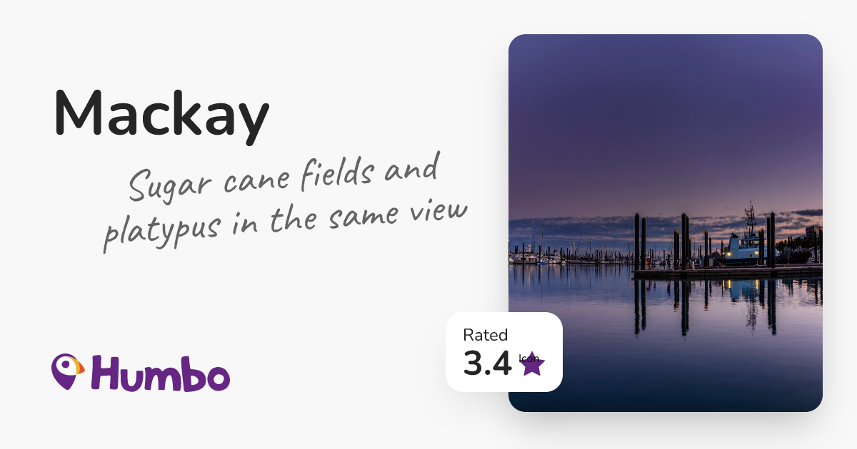 Mackay - Sugar cane fields and platypus in the same view