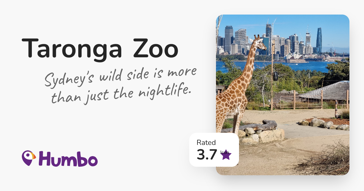 Taronga Zoo - Sydney's wild side is more than just the nightlife.