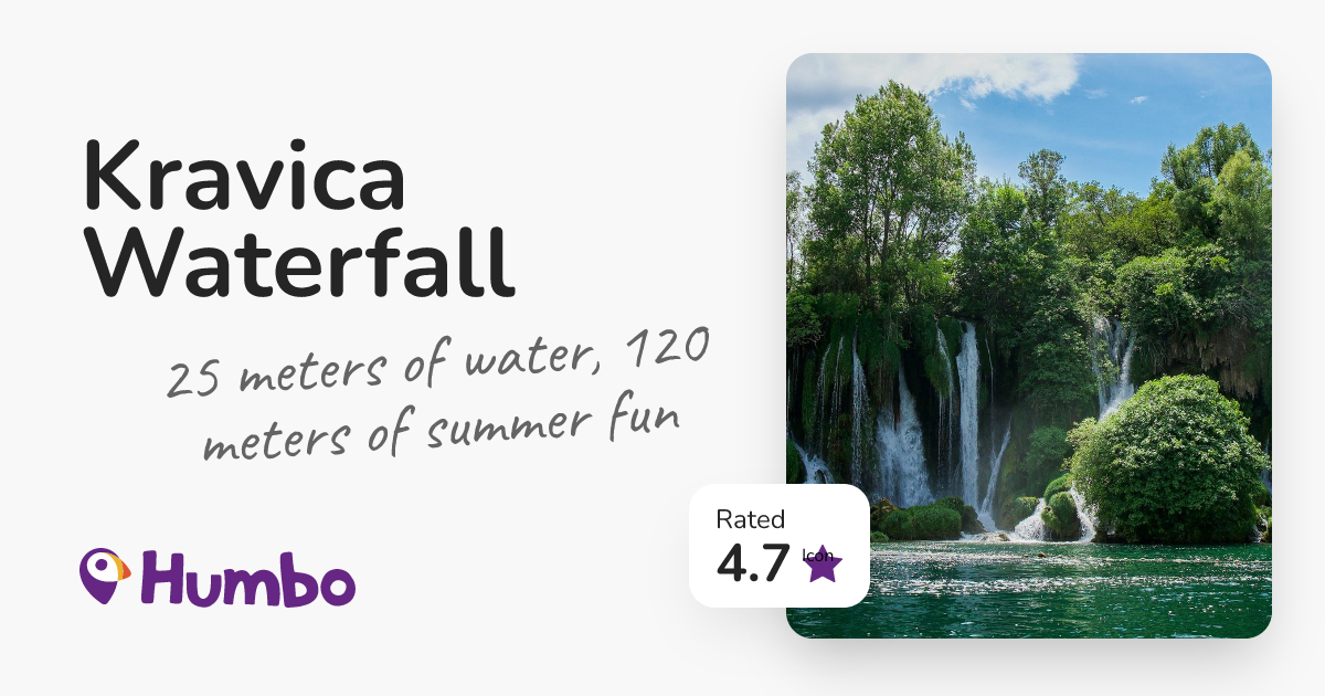 Kravica Waterfall - 25 meters of water, 120 meters of summer fun