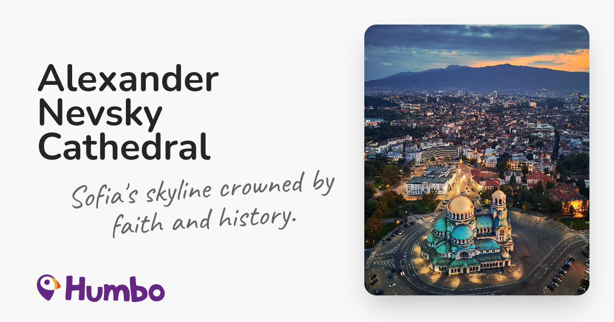 Alexander Nevsky Cathedral - Sofia's skyline crowned by faith and history.