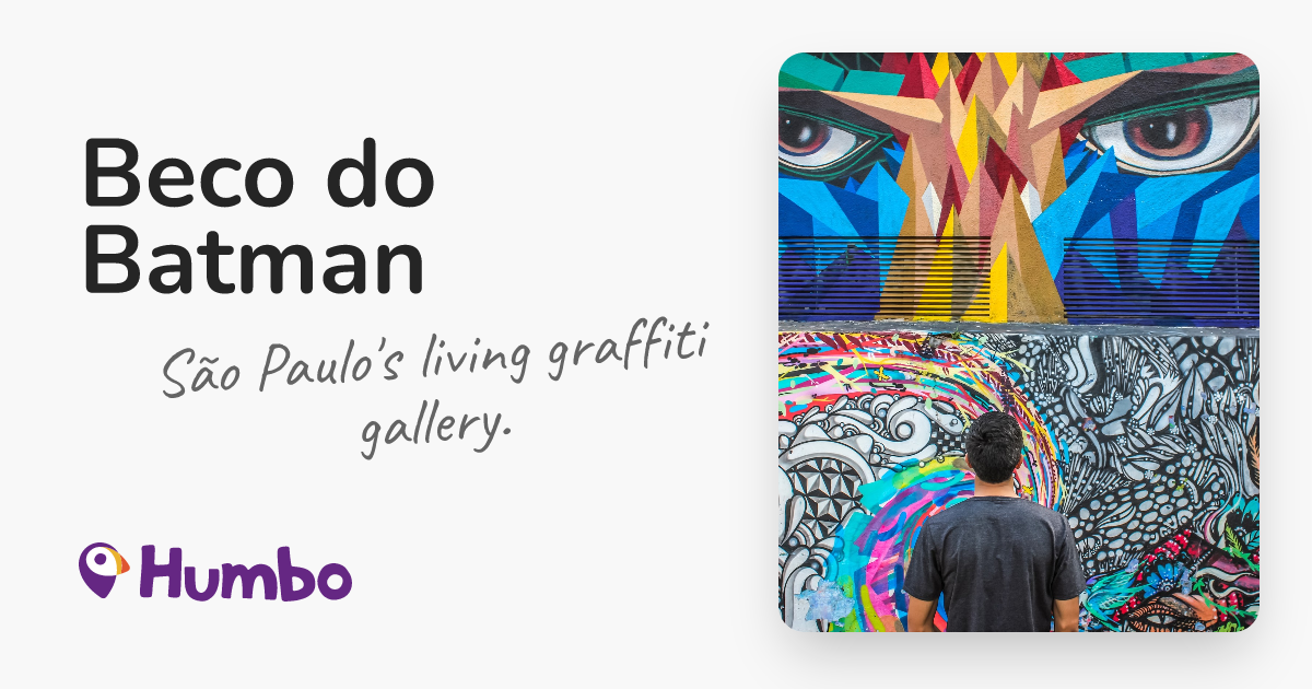 Beco do Batman - São Paulo's living graffiti gallery.