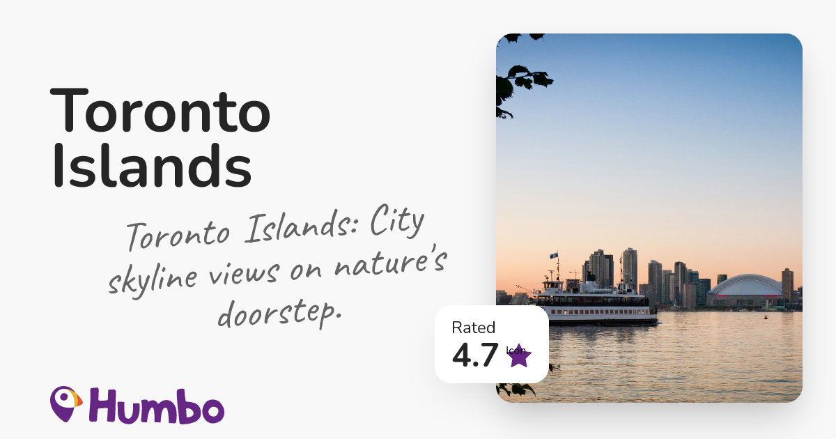 Toronto Islands - Toronto Islands: City skyline views on nature's doorstep.