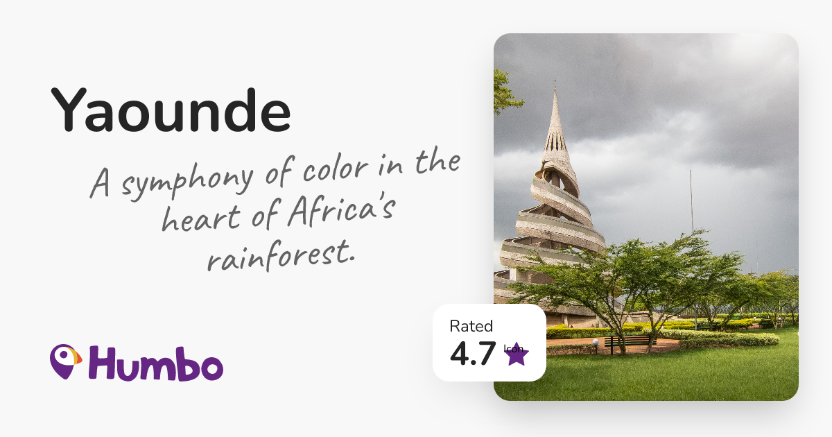 Yaounde - A symphony of color in the heart of Africa's rainforest.