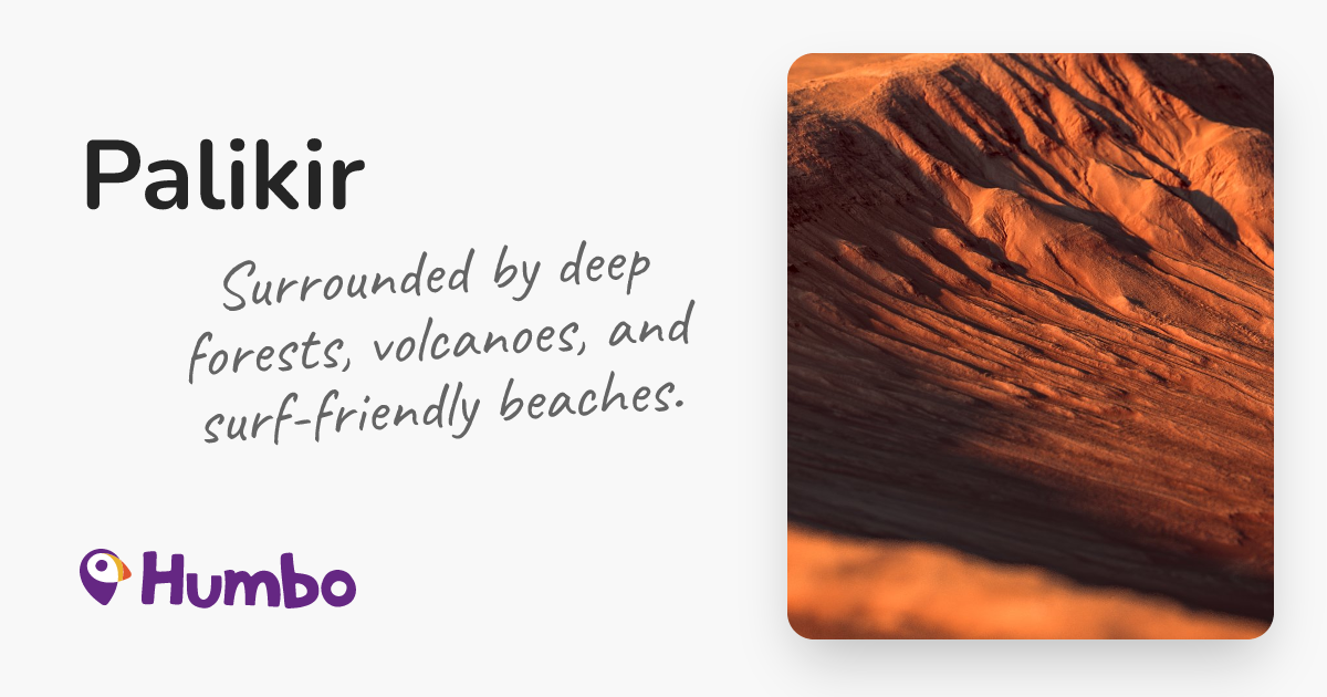 Palikir - Surrounded by deep forests, volcanoes, and surf-friendly beaches.