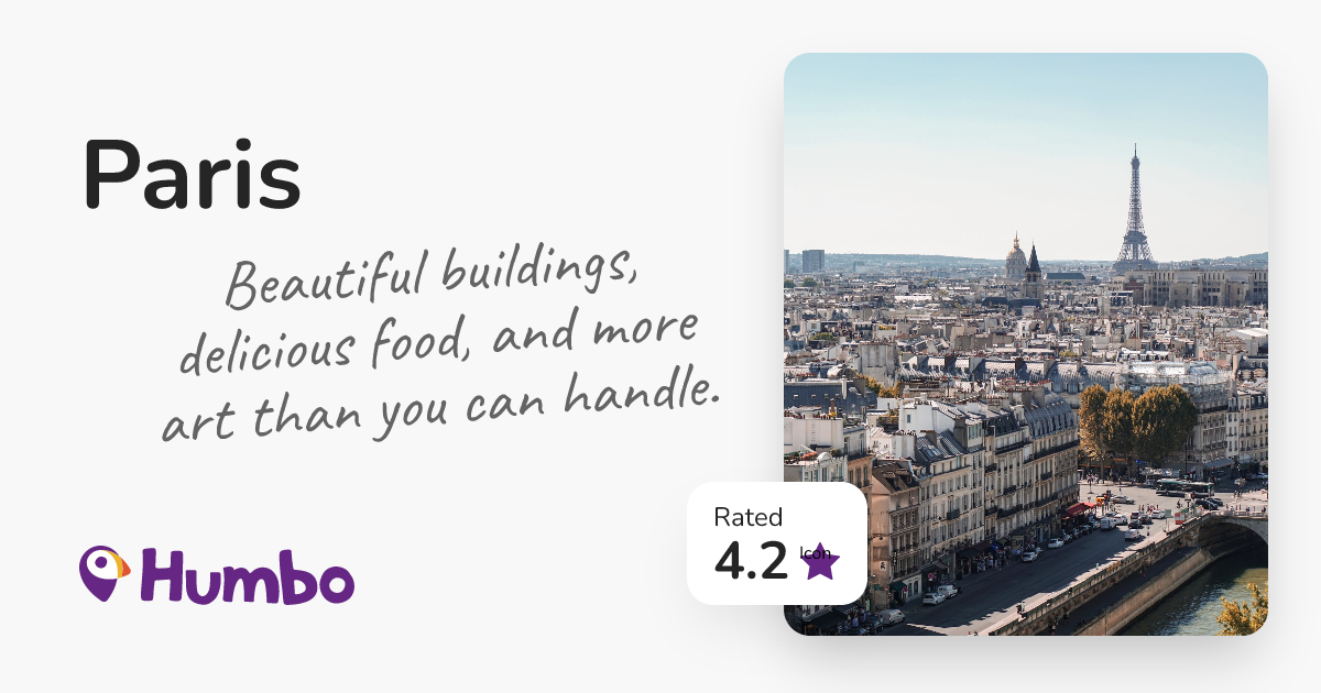 Paris - Beautiful buildings, delicious food, and more art than you can ...