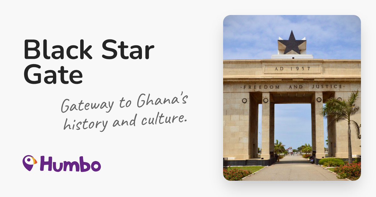 Black Star Gate - Gateway to Ghana's history and culture.