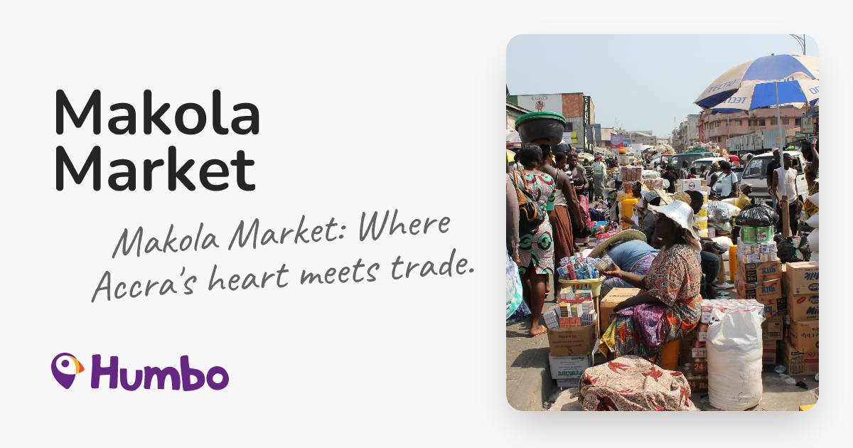 Makola Market - Makola Market: Where Accra's heart meets trade.