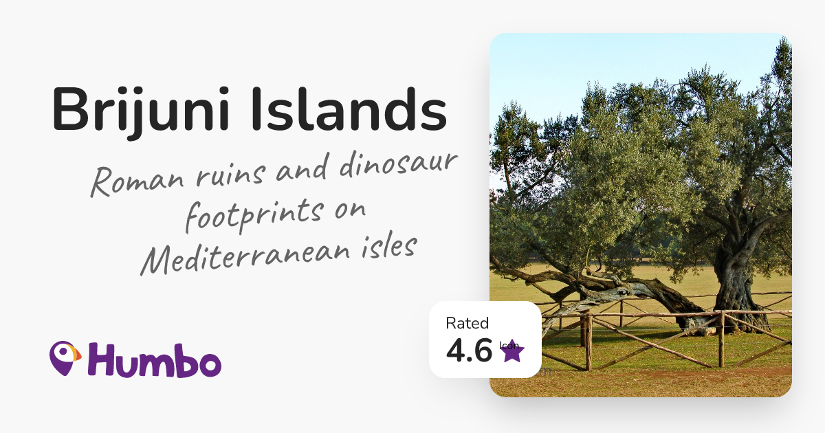 Brijuni Islands - Roman ruins and dinosaur footprints on Mediterranean ...