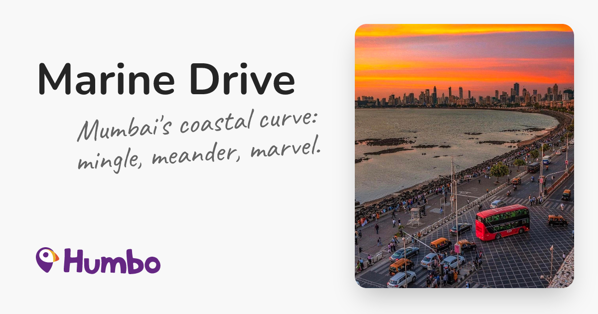 Marine Drive - Mumbai's coastal curve: mingle, meander, marvel.