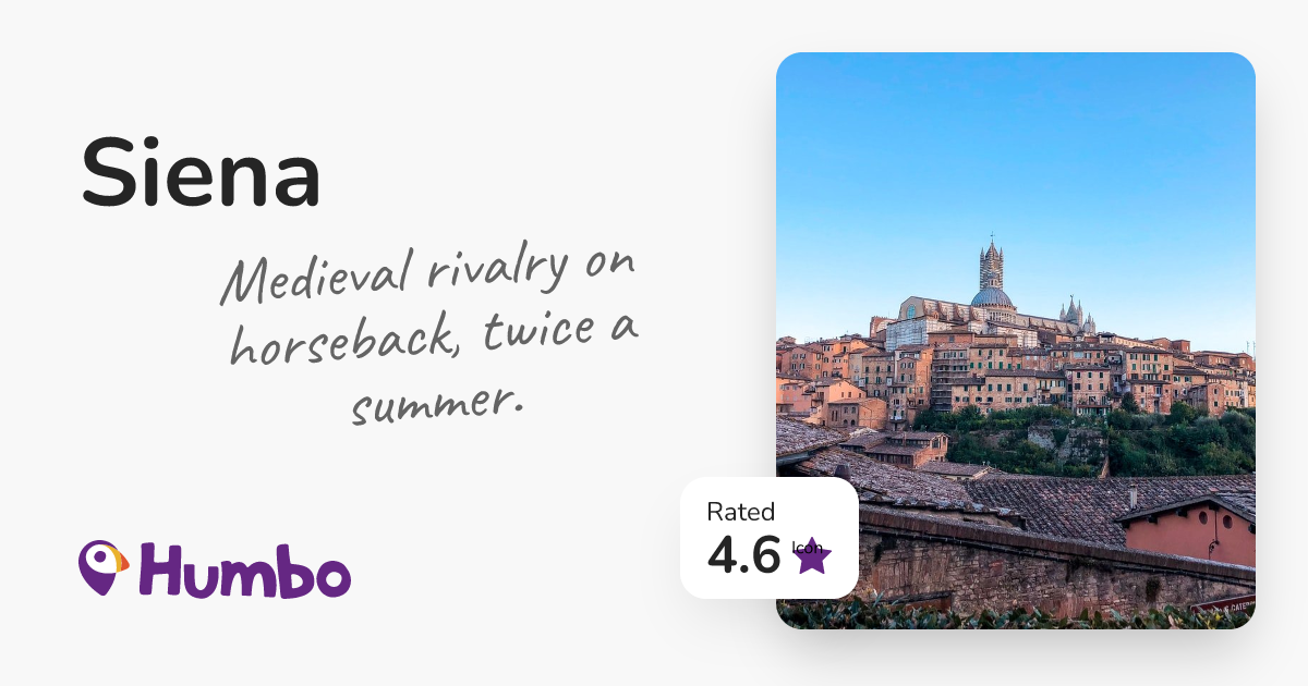 Siena - Medieval rivalry on horseback, twice a summer.