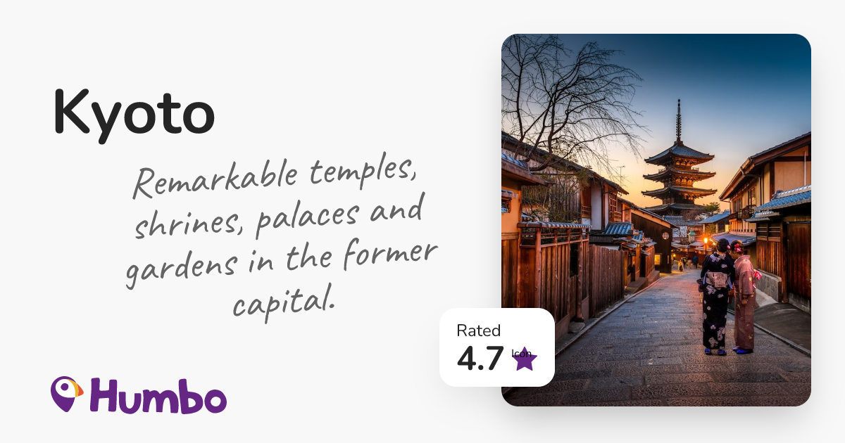 Kyoto - Remarkable temples, shrines, palaces and gardens in the former ...