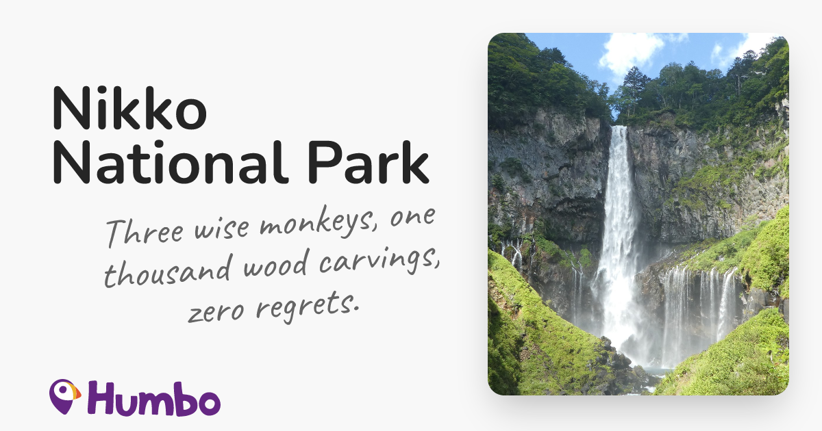 Nikko National Park - Three wise monkeys, one thousand wood carvings ...