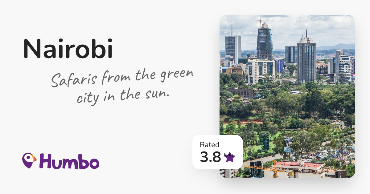 Nairobi - Safaris from the green city in the sun.