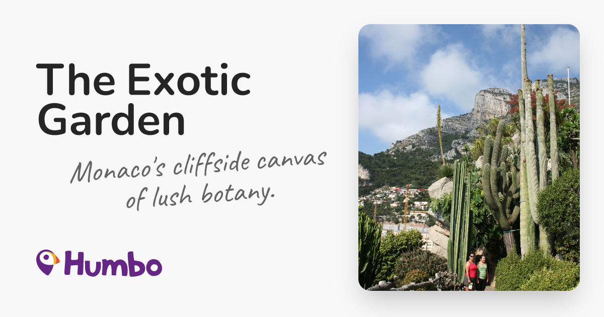 The Exotic Garden - Monaco's cliffside canvas of lush botany.