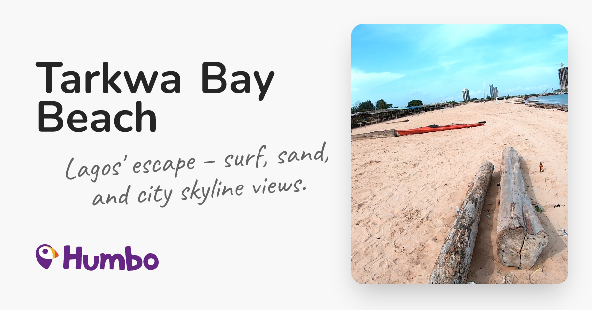 Tarkwa Bay Beach - Lagos' escape – surf, sand, and city skyline views.