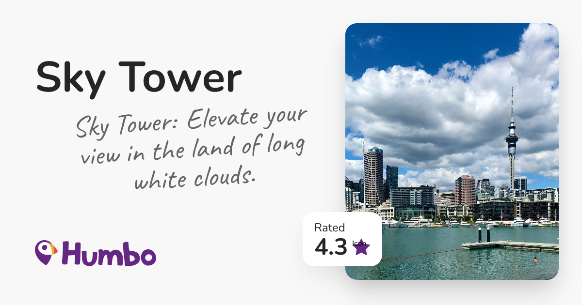 Sky Tower - Sky Tower: Elevate your view in the land of long white clouds.