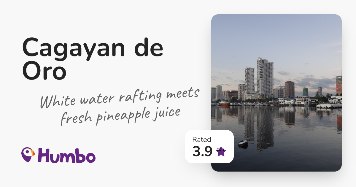 Cagayan de Oro - White water rafting meets fresh pineapple juice