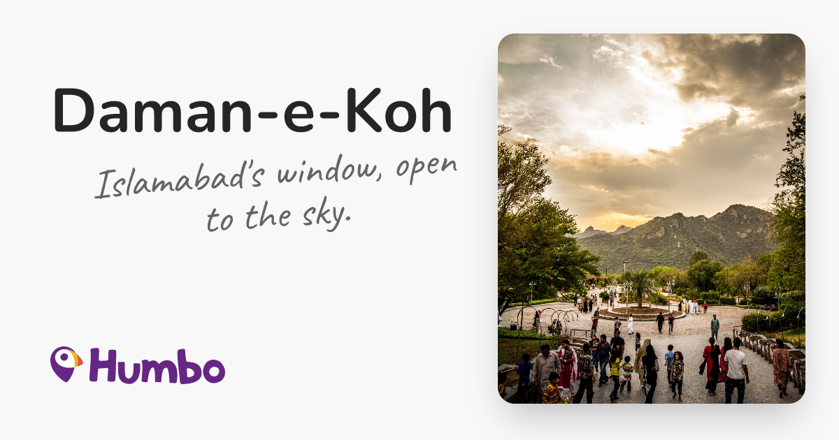 Daman-e-Koh - Islamabad's window, open to the sky.