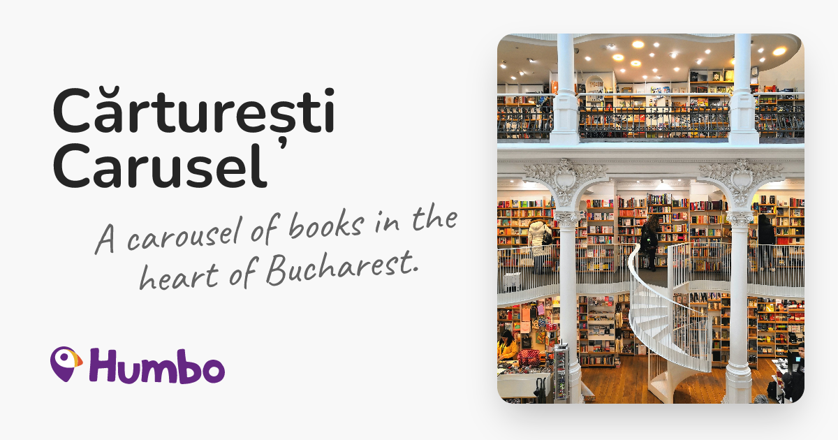 Cărturești Carusel - A carousel of books in the heart of Bucharest.