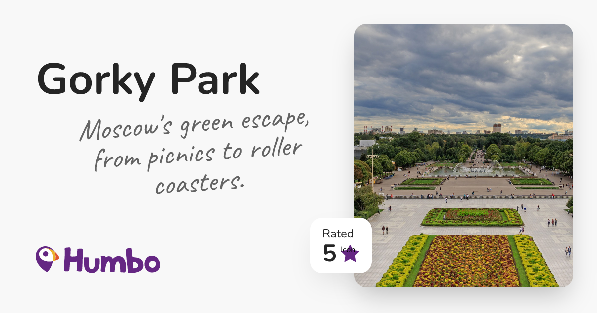 Gorky Park - Moscow's green escape, from picnics to roller coasters.