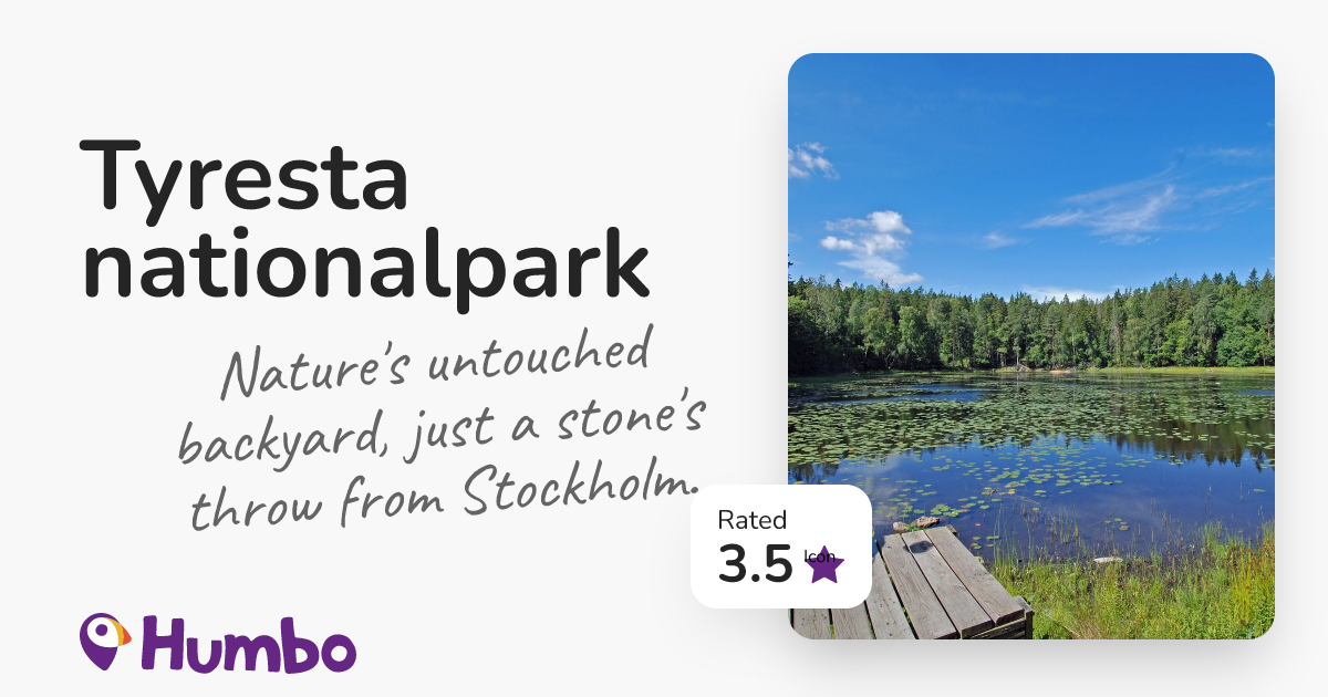 Tyresta nationalpark - Nature's untouched backyard, just a stone's throw from Stockholm.