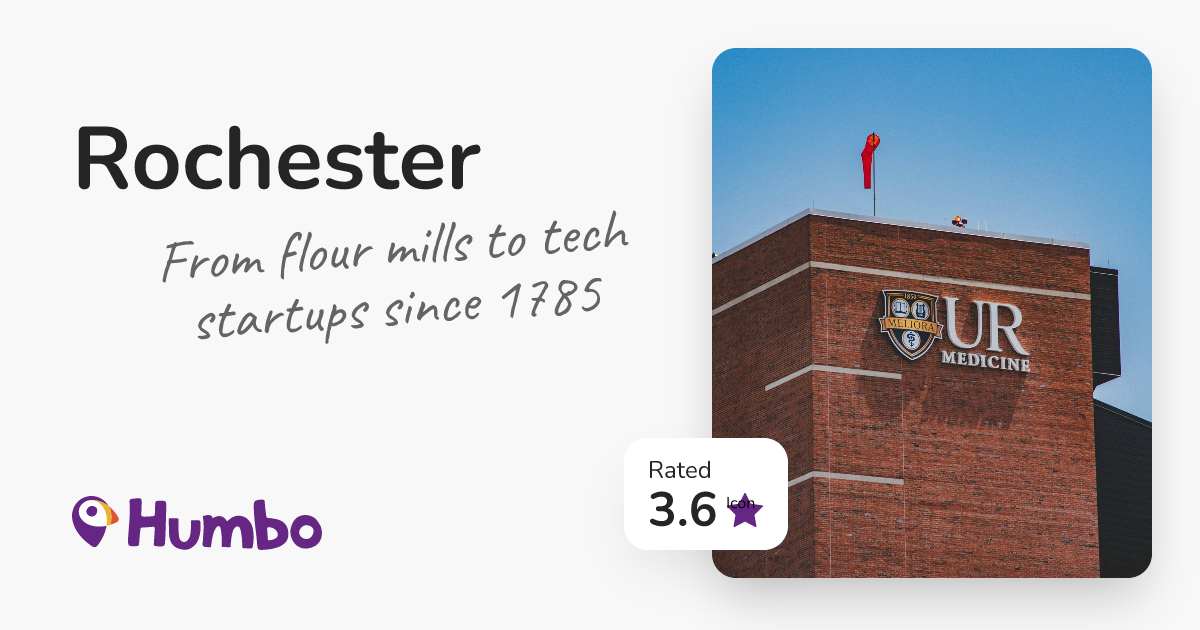 Rochester - From flour mills to tech startups since 1785