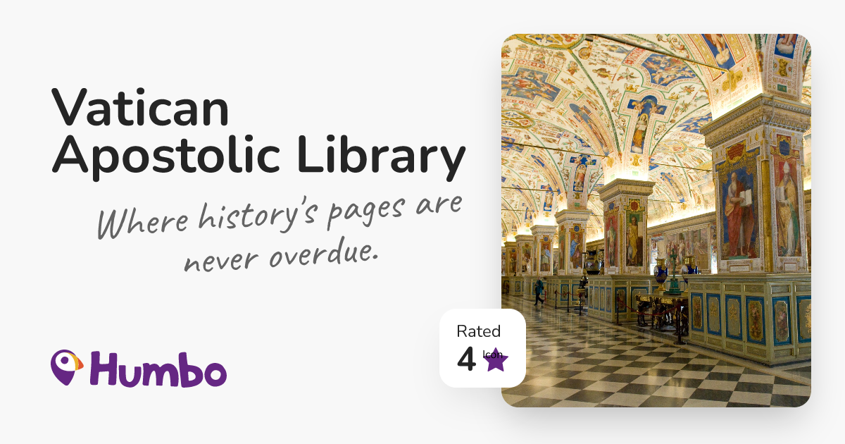 Vatican Apostolic Library - Where history's pages are never overdue.