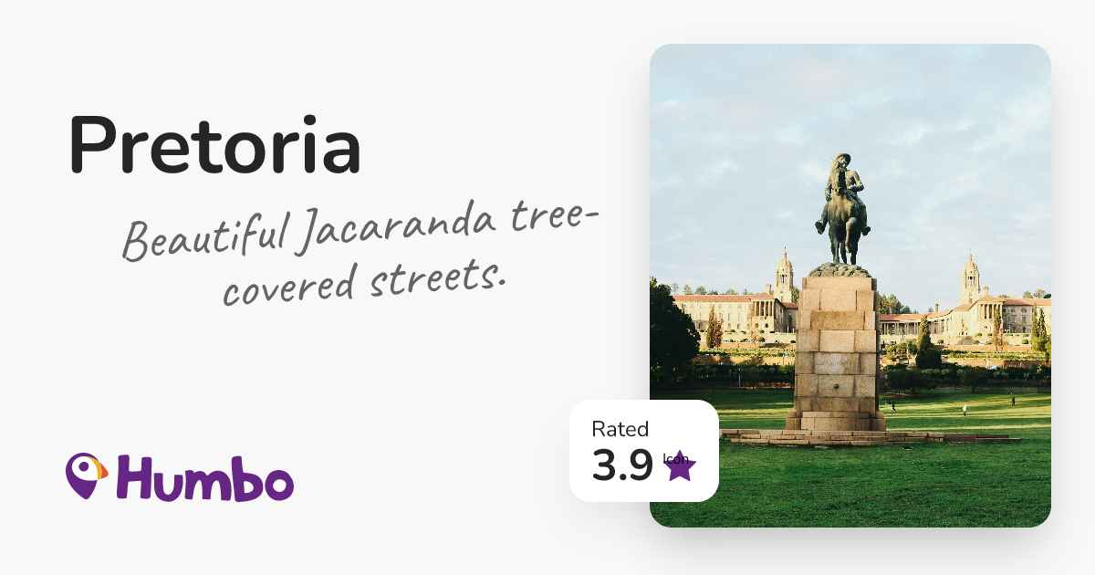 Pretoria - Beautiful Jacaranda tree-covered streets.