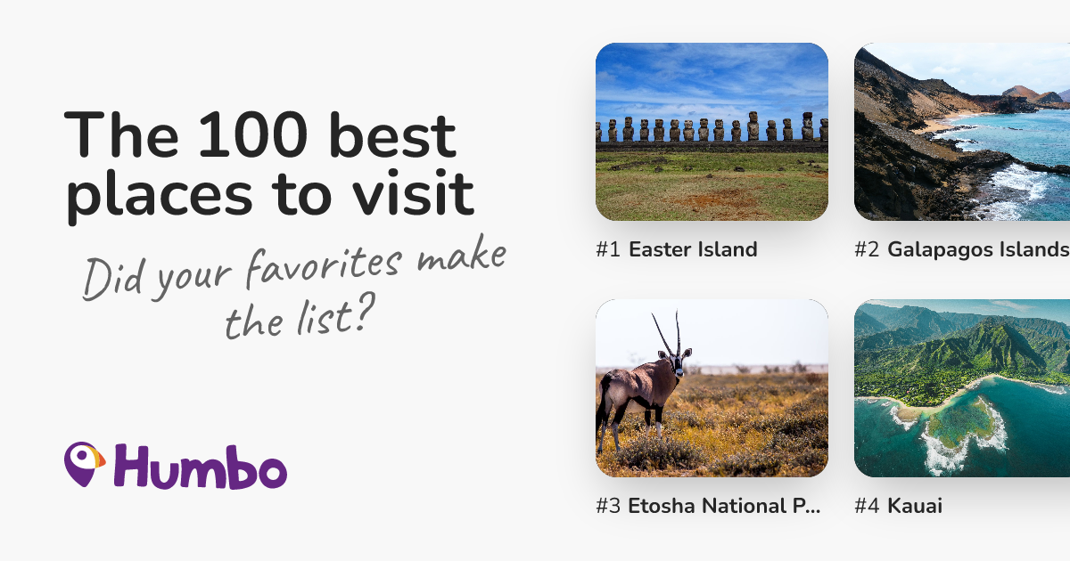 The 100 best nature destinations to visit